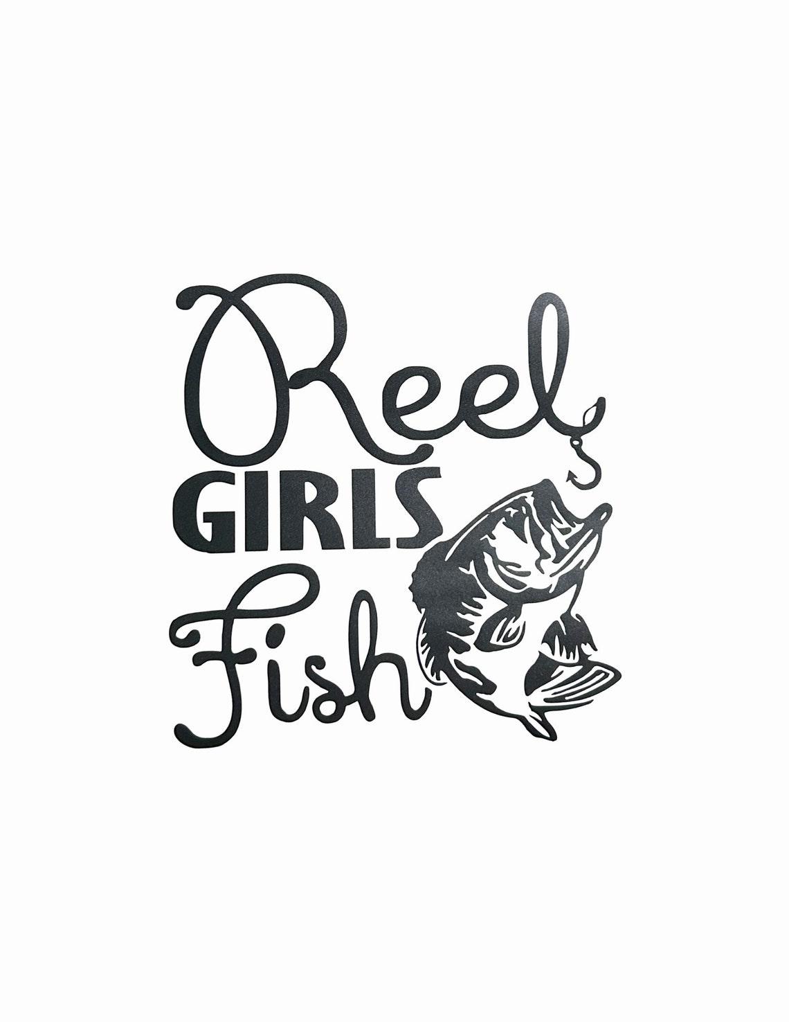 Reel Girls Fish Decal Fish Decal Girls Fish Decal Fishing - Etsy