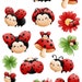 Lady Bug Stickers Journal and Planner Stickers - Etsy