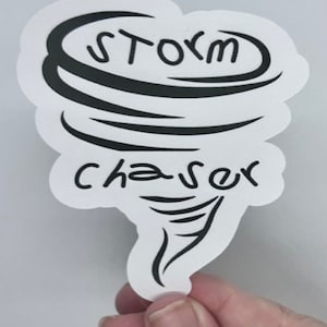 Tornado Sticker, Tornado Die Cut, Journal and Planner Stickers, Tornado ...