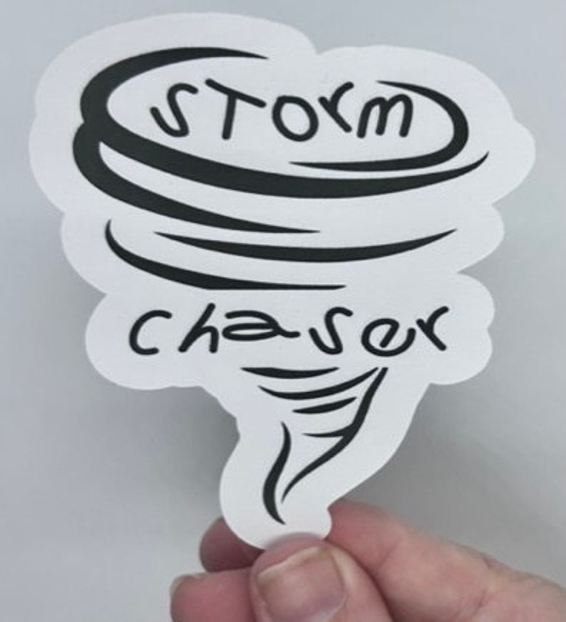 Tornado Sticker Tornado Die Cut Journal and Planner - Etsy