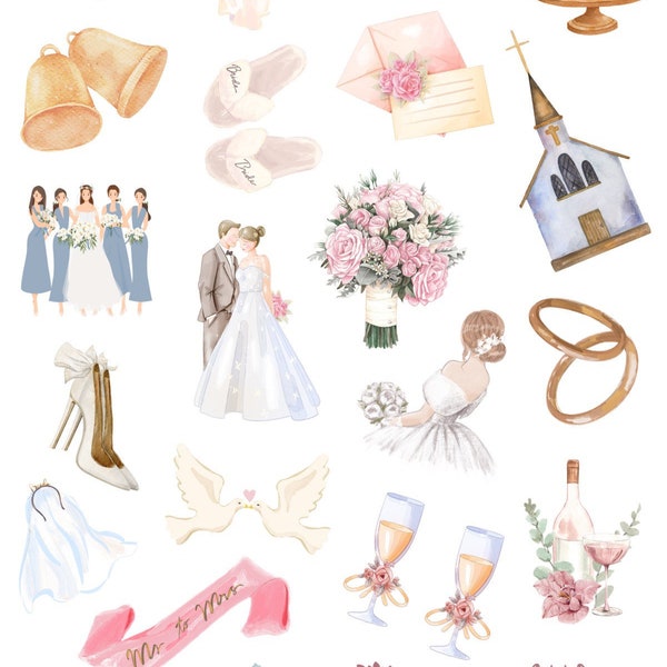 Wedding Stickers - Etsy