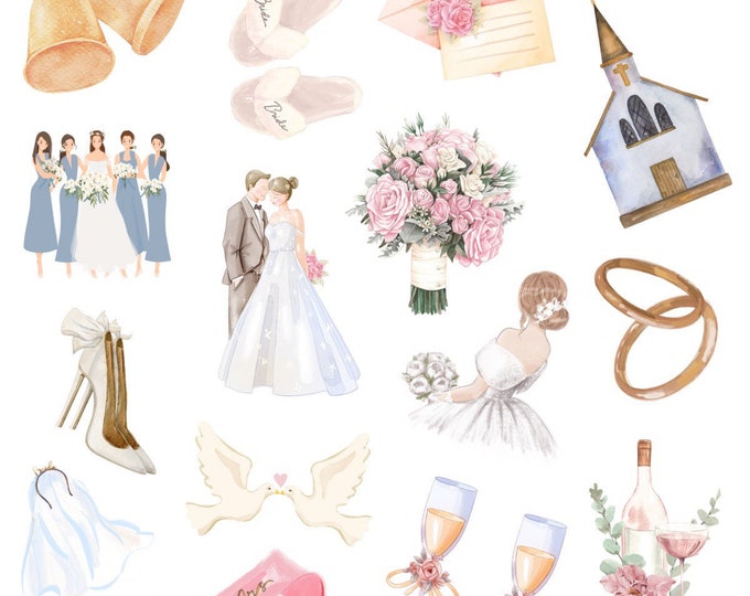 Echo Park Wedding Collection Sticker Book, 16 Pages, Wedding Scrap and ...
