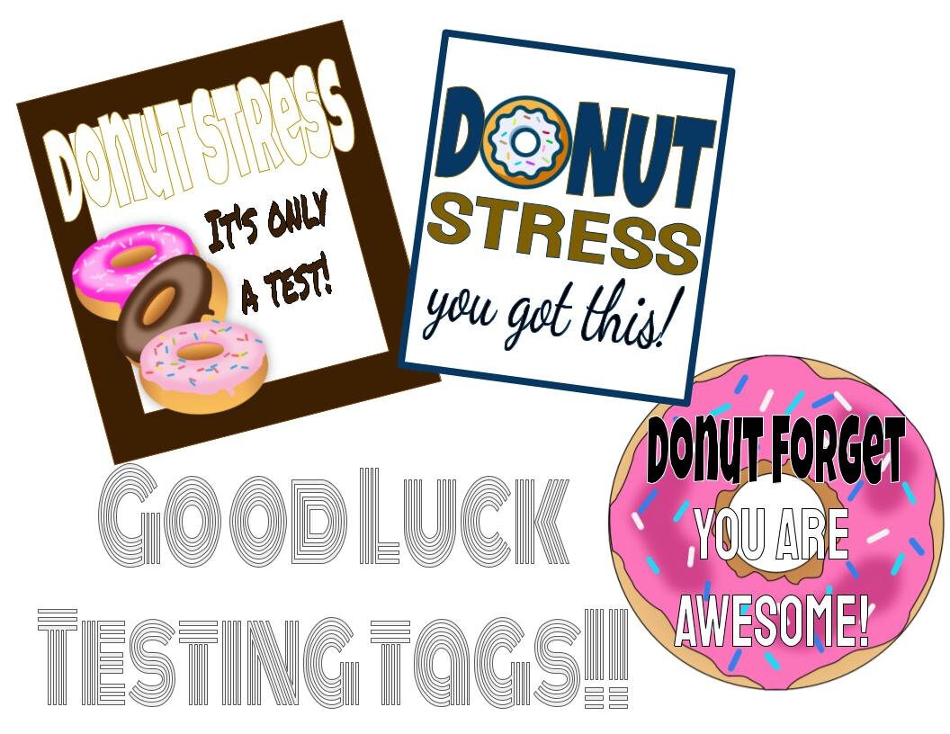 Good Luck Tags | Donut Testing | Testing Good Luck Printables ...