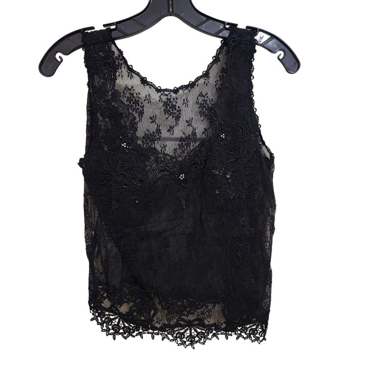 Antique Black Lace Top - Etsy