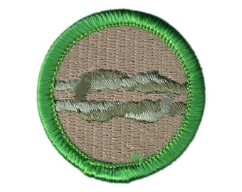 2 Knot Tying Merit Badge, Patch Any Color Combo Custom Made - Etsy