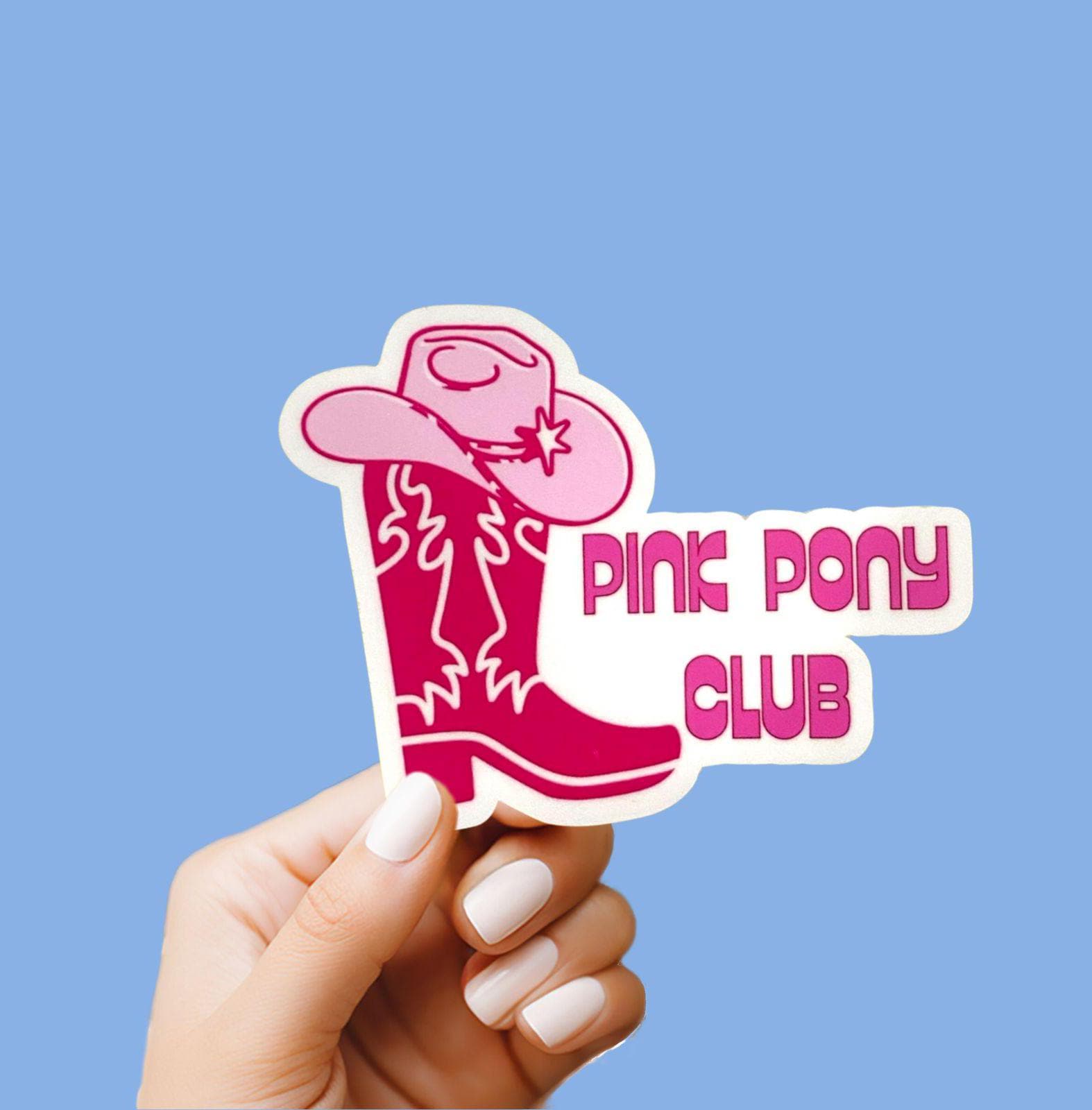 Pink Pony Club Sticker – Inspired by Chappell Roan's Hit Song – Perfect ...