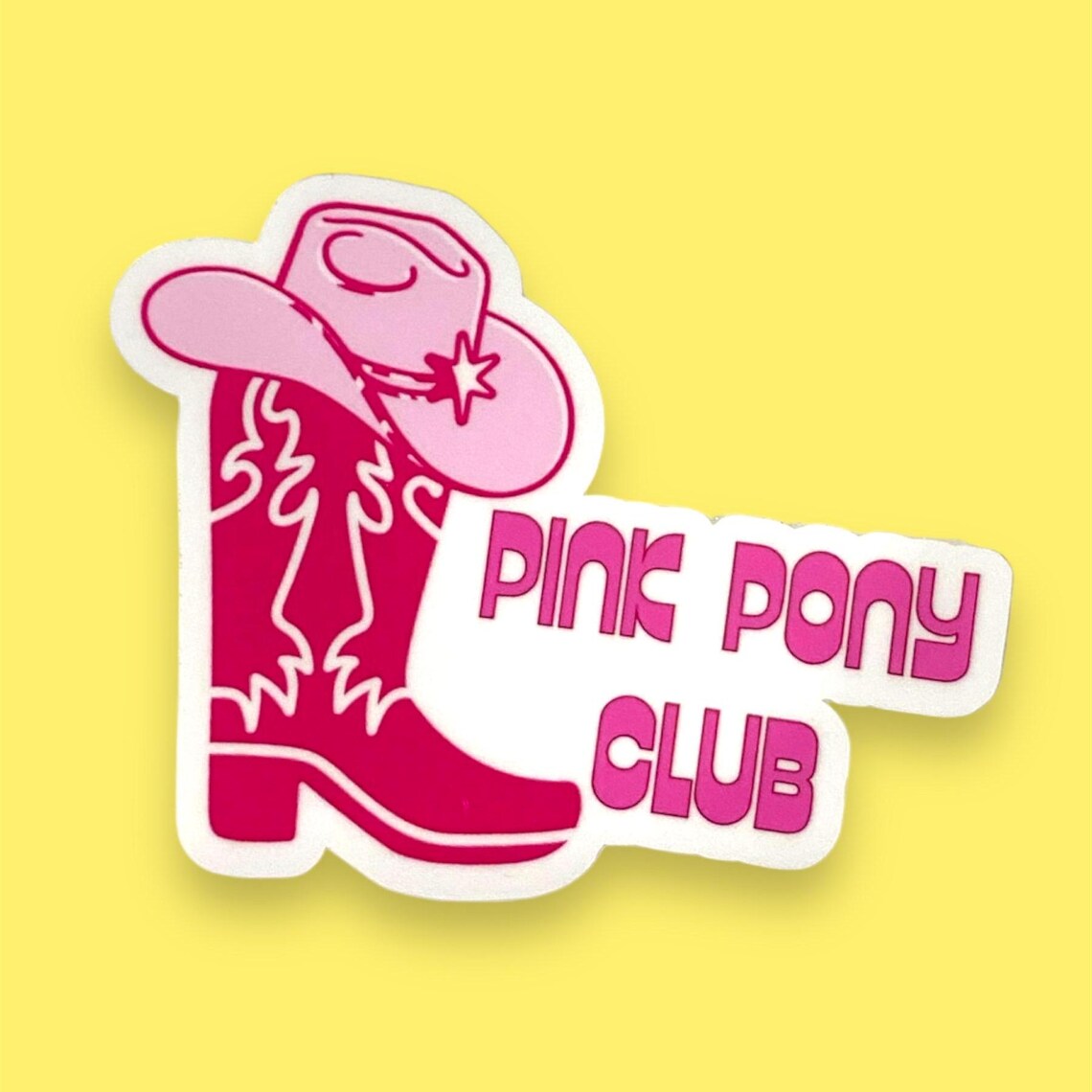Pink Pony Club Sticker – Inspired by Chappell Roan's Hit Song – Perfect ...