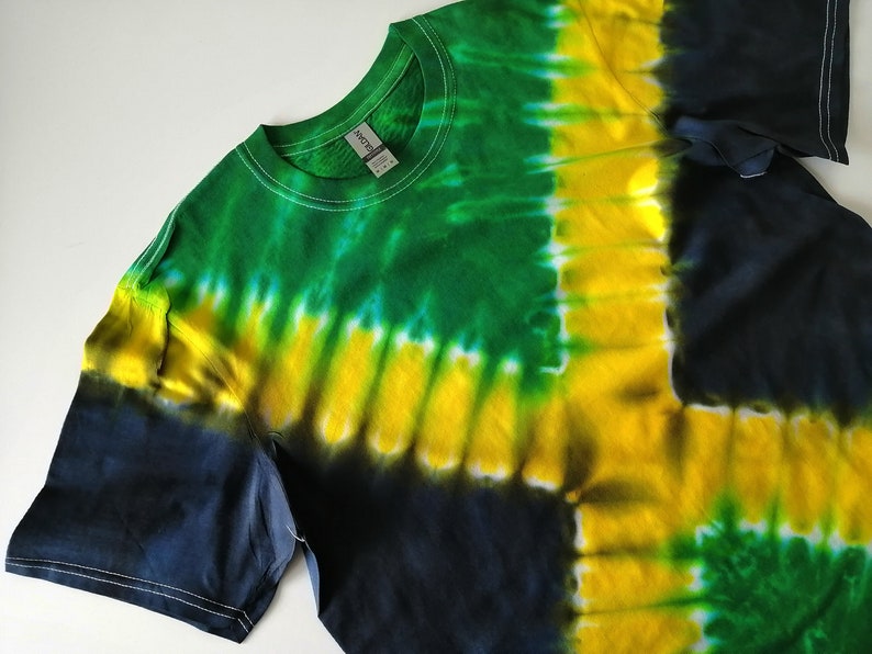 Jamaica Tie Dye Reggae Flag T-shirt Men's Women's - Etsy