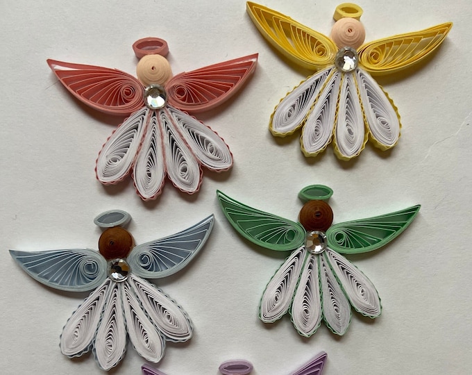 Angel Ornament Quilled Ornament Christmas Ornament Christmas Quilling ...