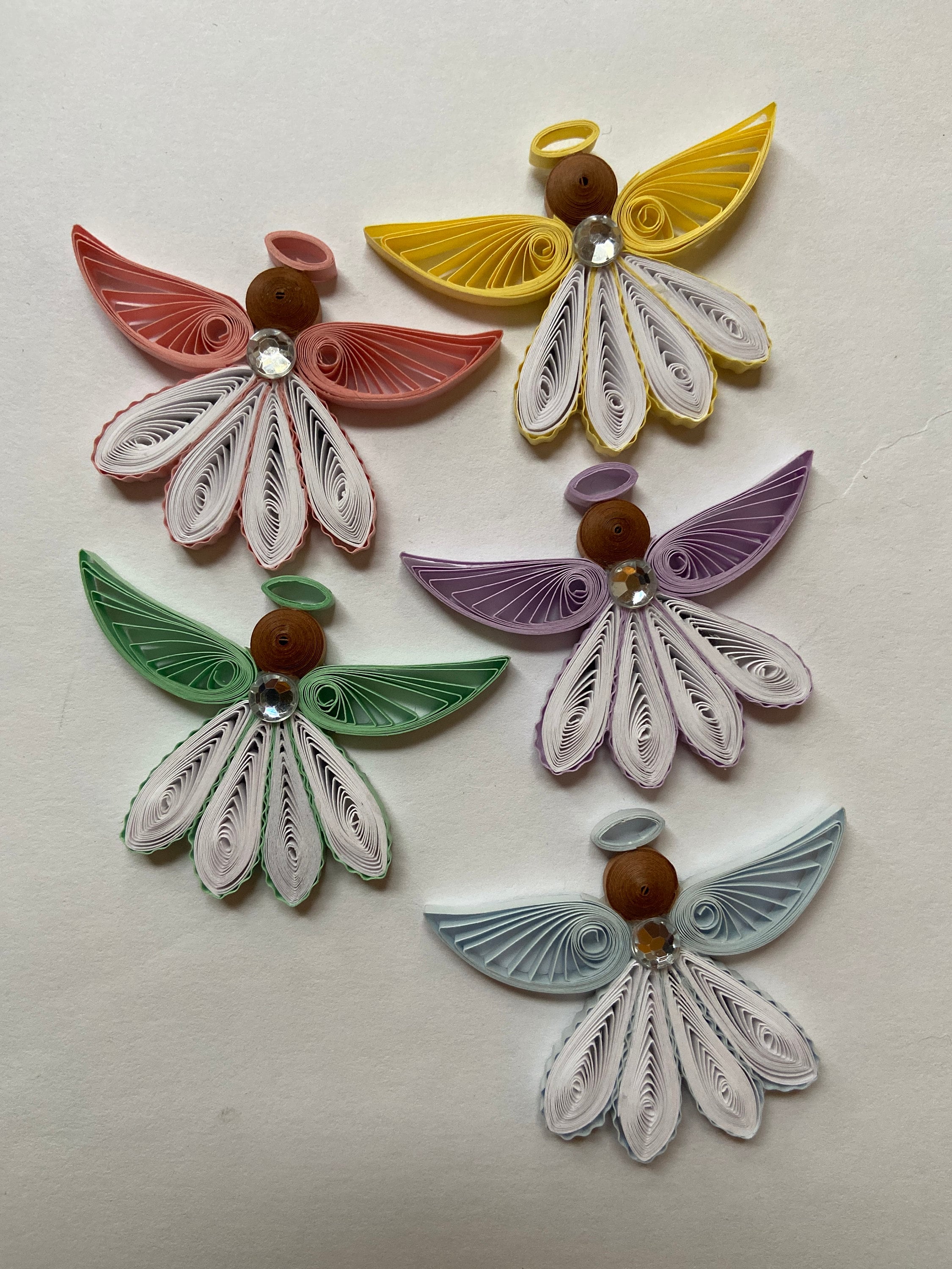 Paper Quilling Angel Magnets - Etsy