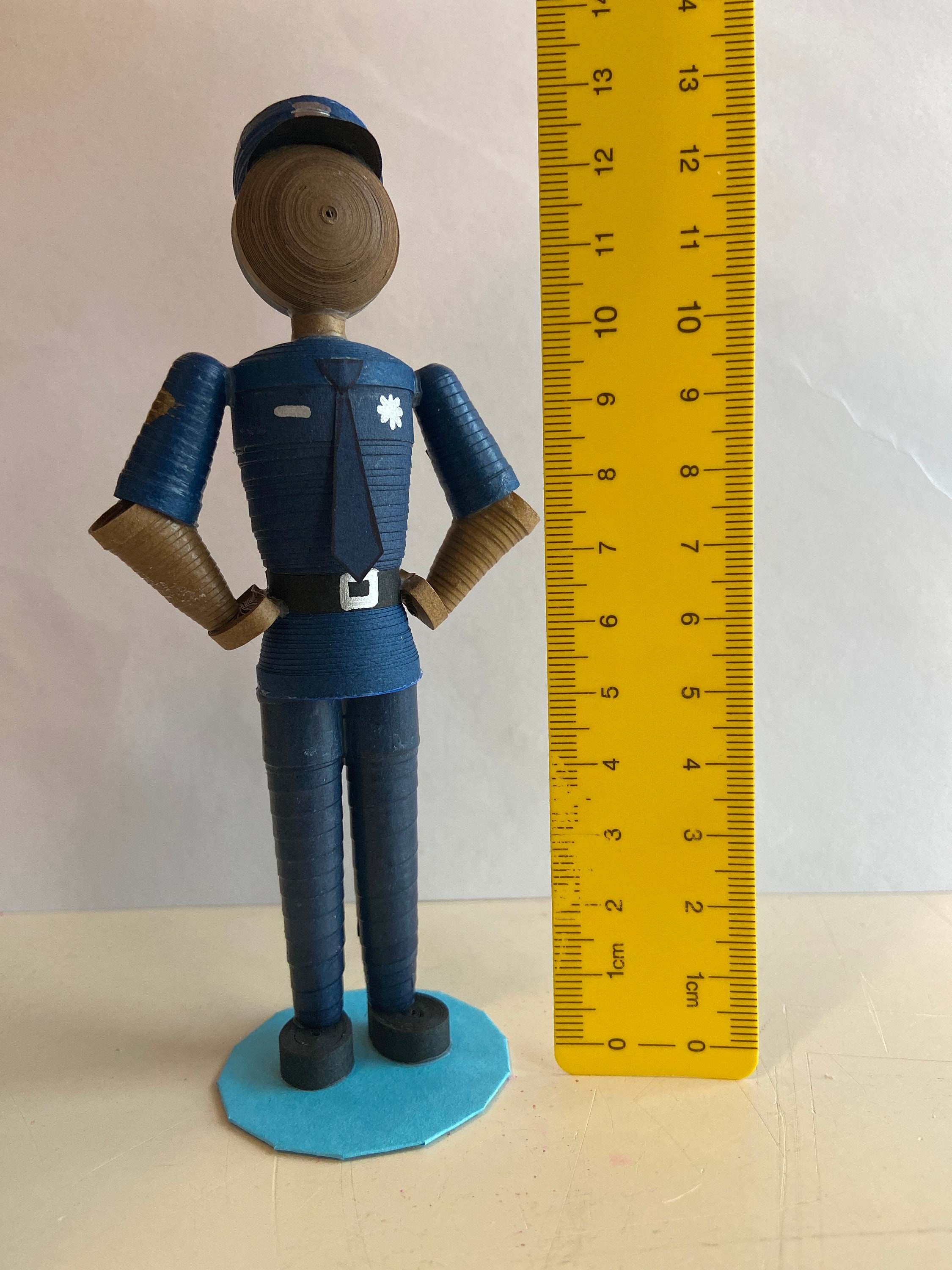 Customizable Paper Quilling Police Officer - Etsy