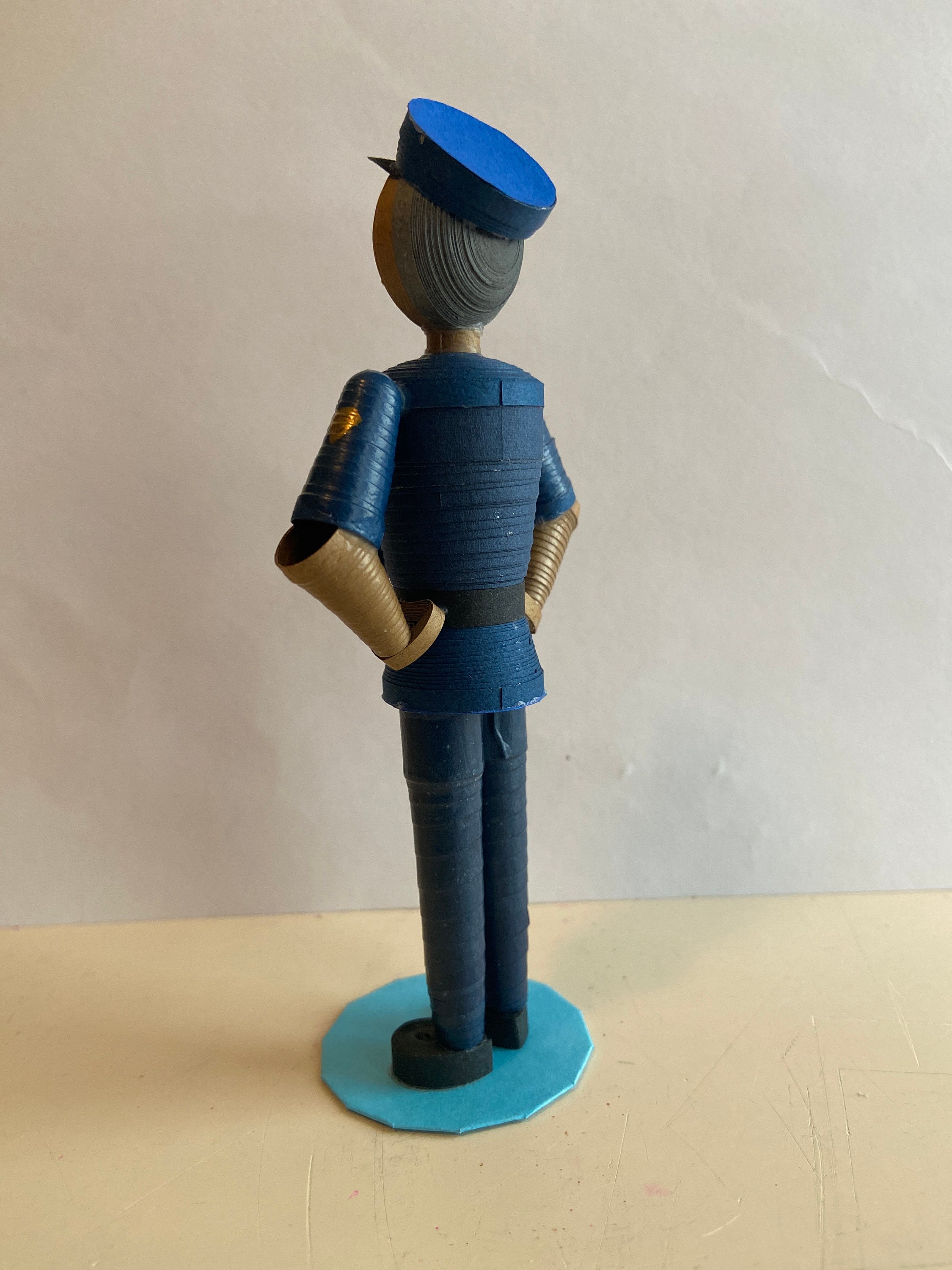 Customizable Paper Quilling Police Officer - Etsy