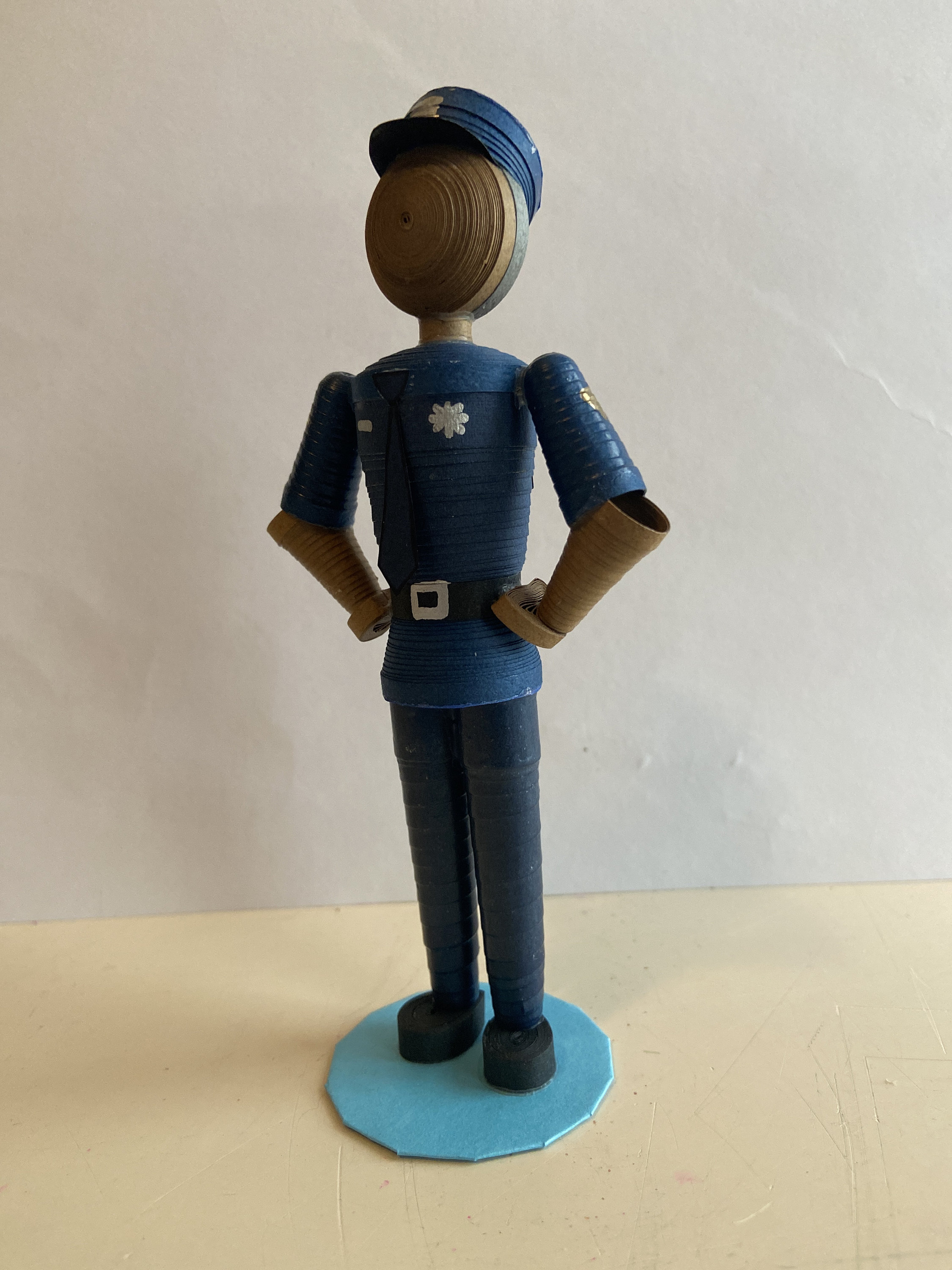 Customizable Paper Quilling Police Officer - Etsy