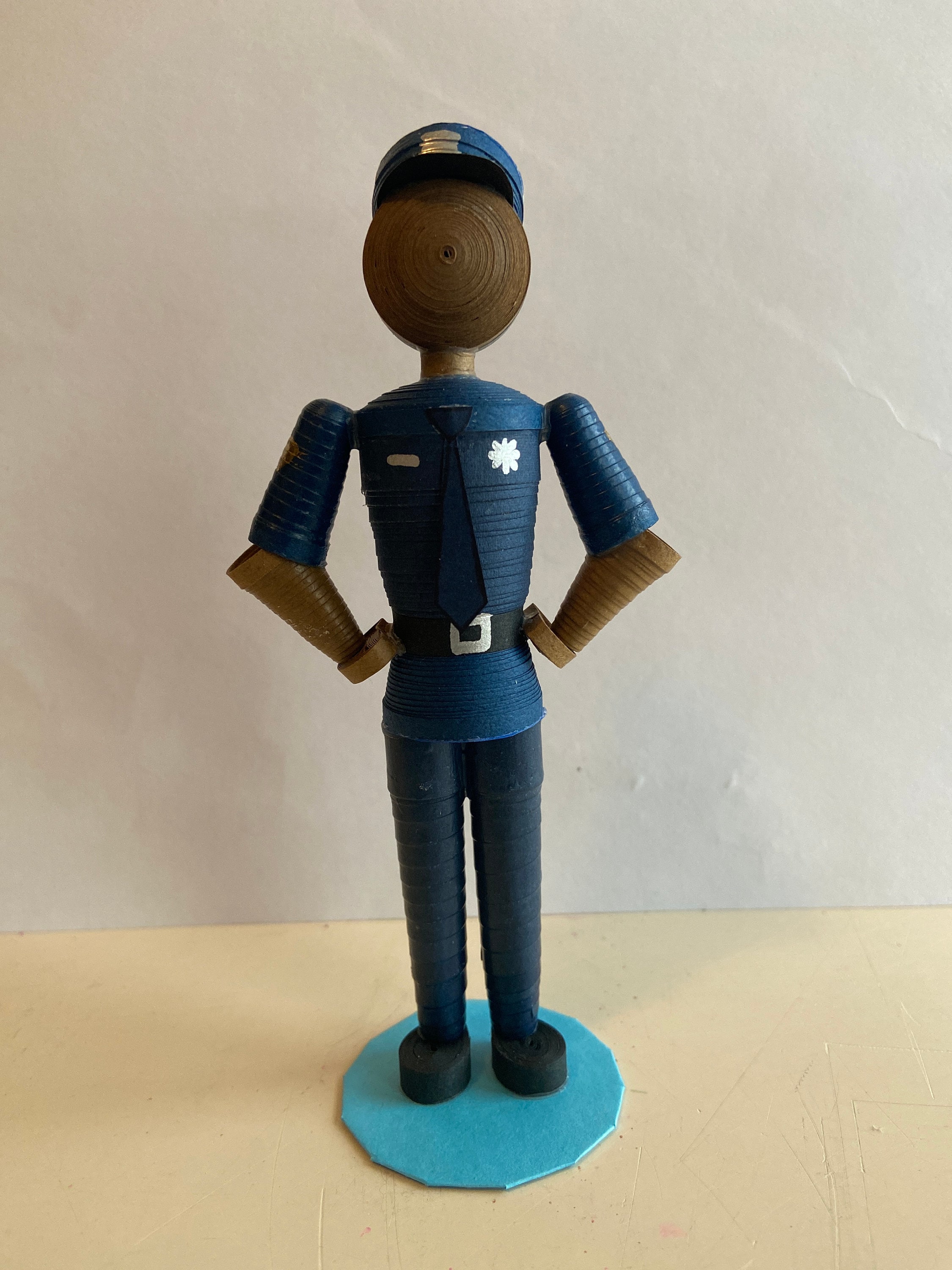 Customizable Paper Quilling Police Officer - Etsy