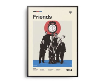 Friends Art Poster - Etsy