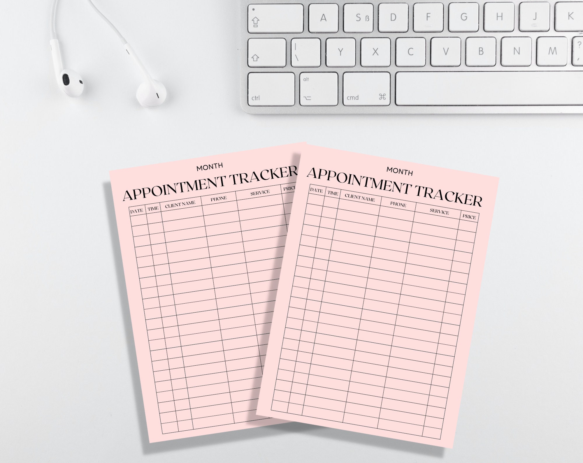 Appointment Tracker Printable Planner Appointment Log in A4 & A5 ...