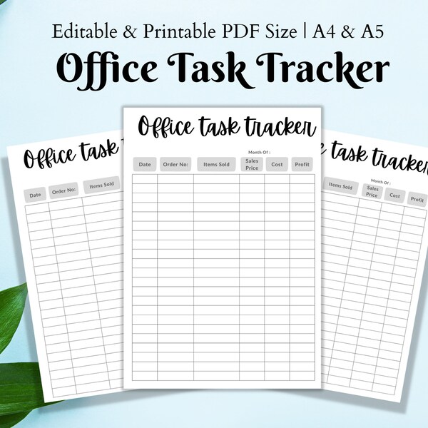 Work Task Tracker - Etsy