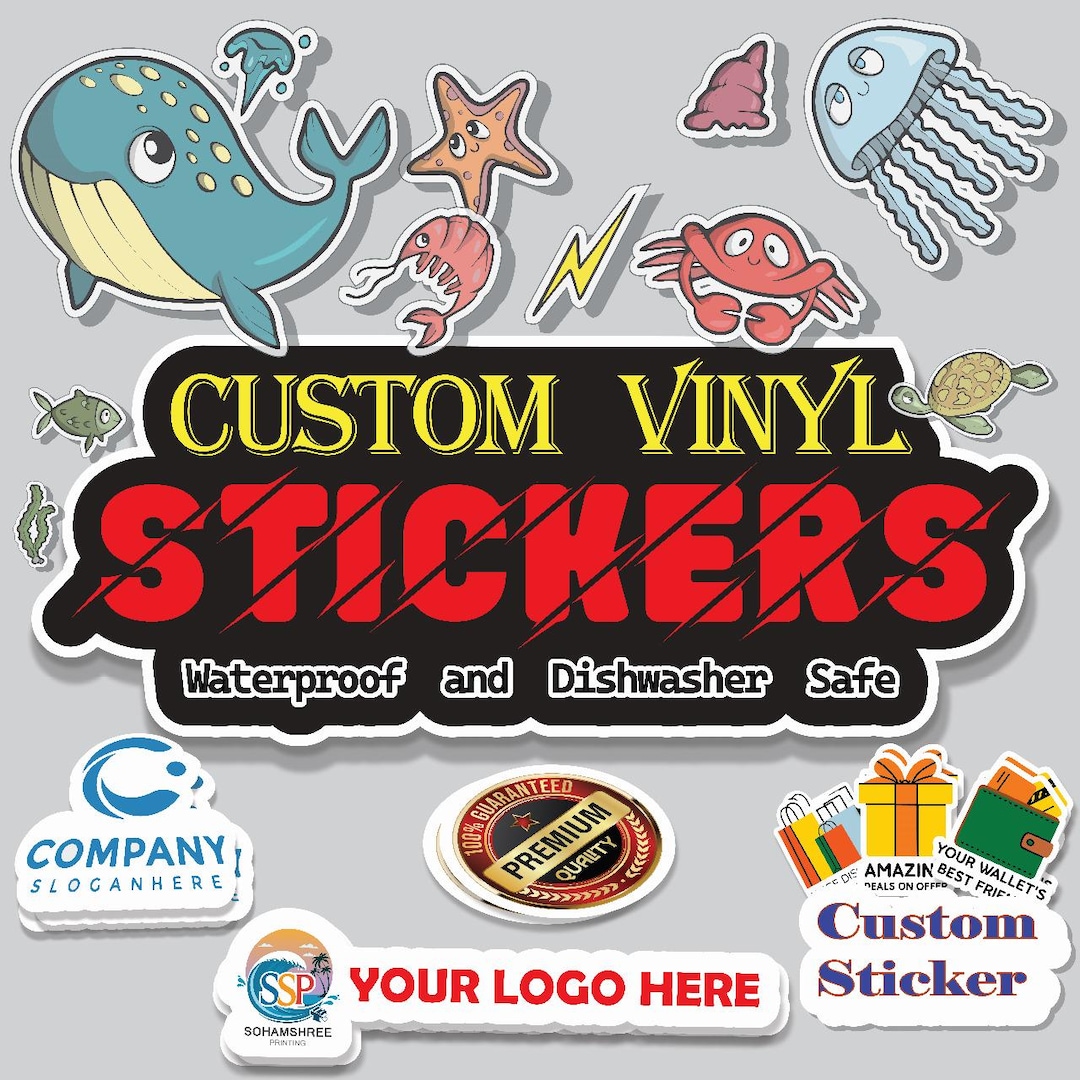 Custom Vinyl Stickers – Die Cut, Logo Stickers, Business Branding ...