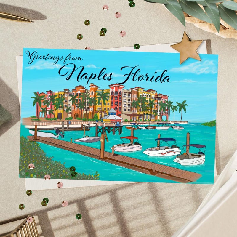 Florida Postcard - Etsy