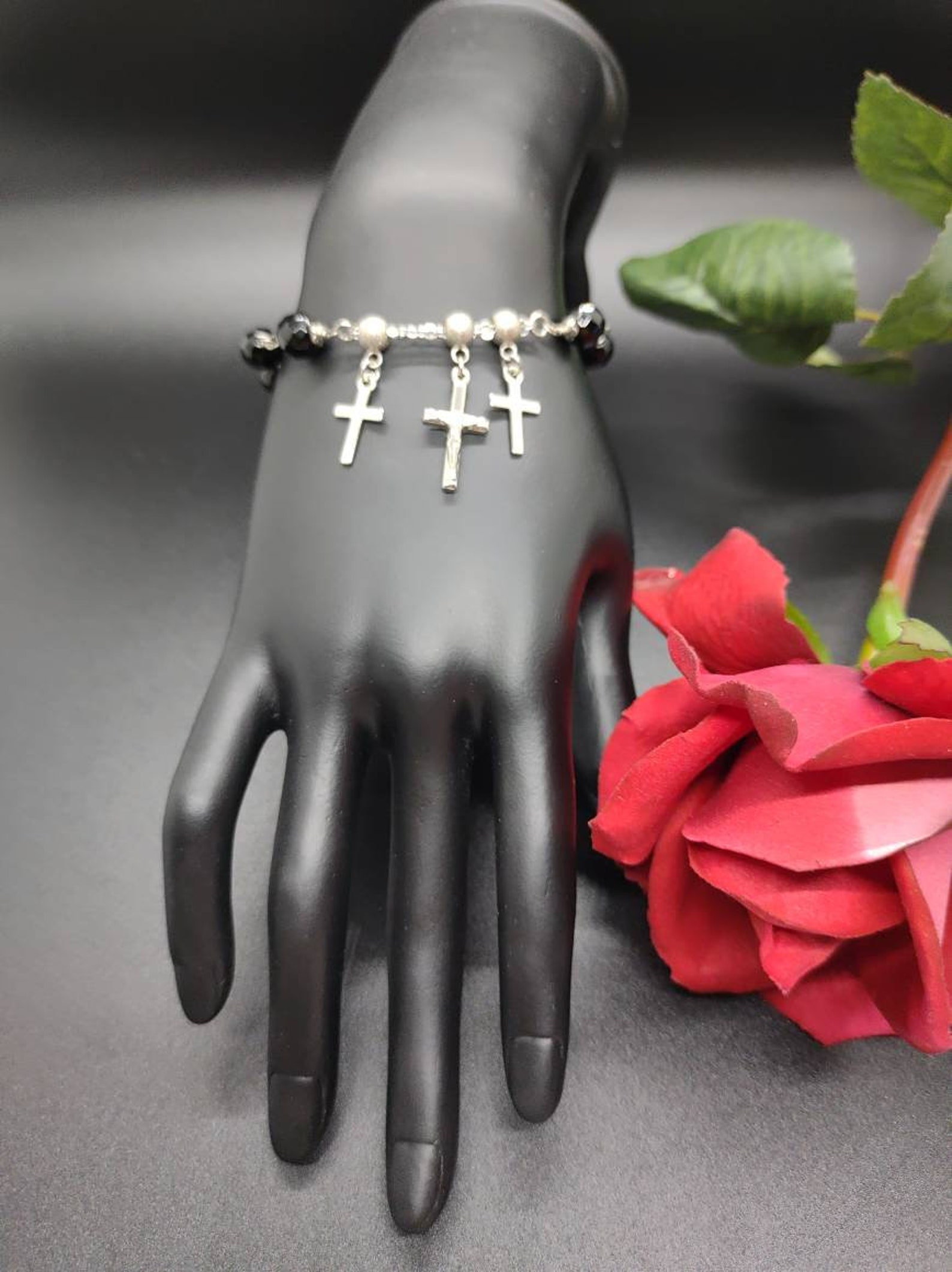 Jesus Crucifixion Bracelet - Etsy