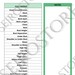 Printable Tailor's Sewing Measurement Chart Notebook | Digital PDF ...