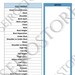 Printable Tailor's Sewing Measurement Chart Notebook | Digital PDF ...