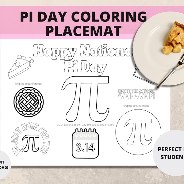 Pi Day Activities - Etsy