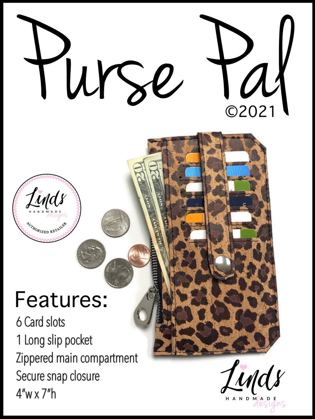 Linds Handmade / Printed Sewing Pattern / Purse Pal - Etsy