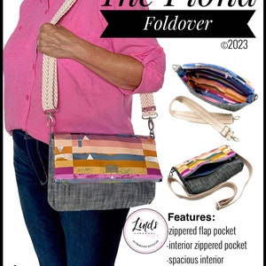 Linds Handmade / Printed Sewing Pattern / Fiona Foldover - Etsy