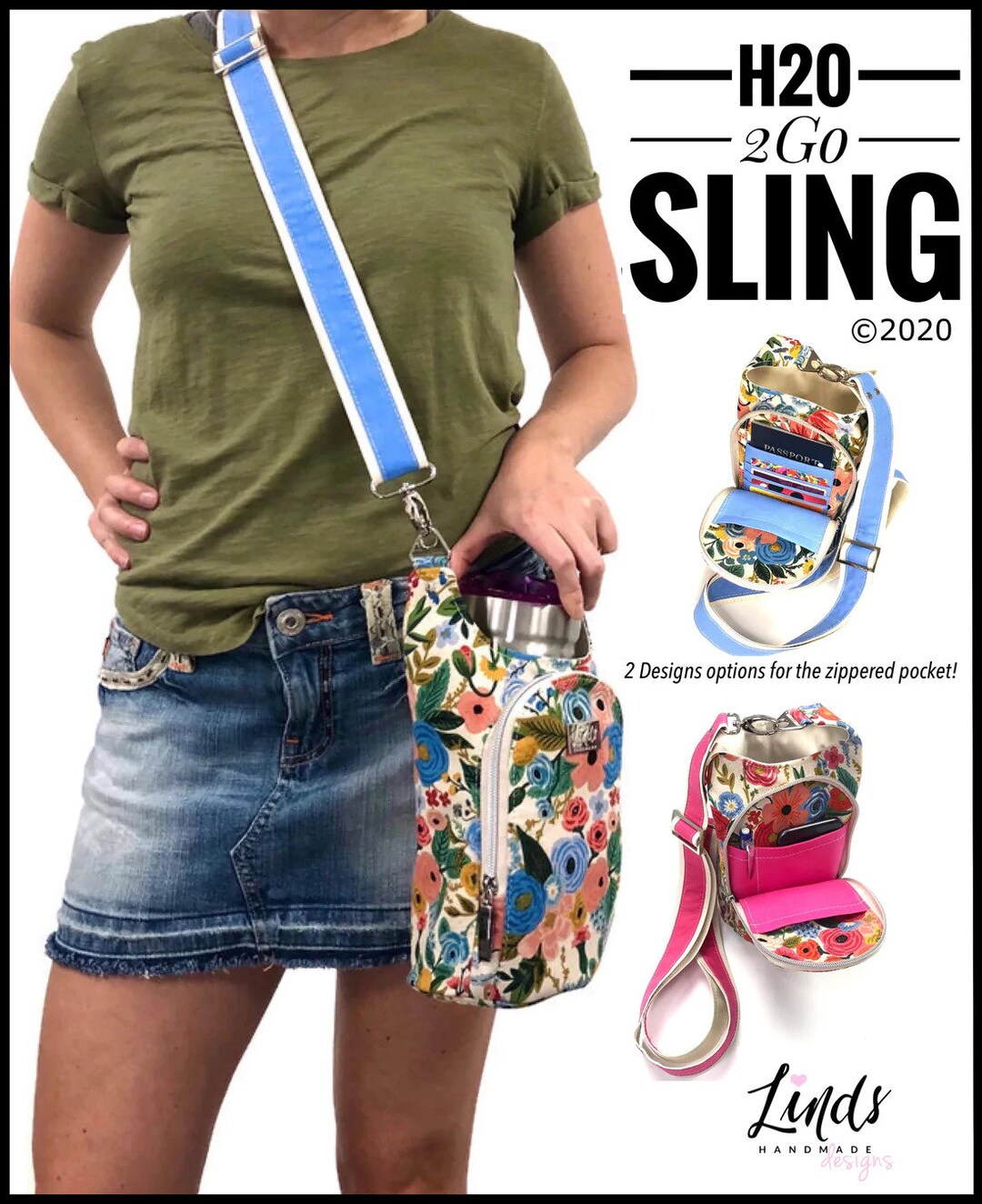 Linds Handmade / Printed Sewing Pattern / H20 2GO Sling - Etsy