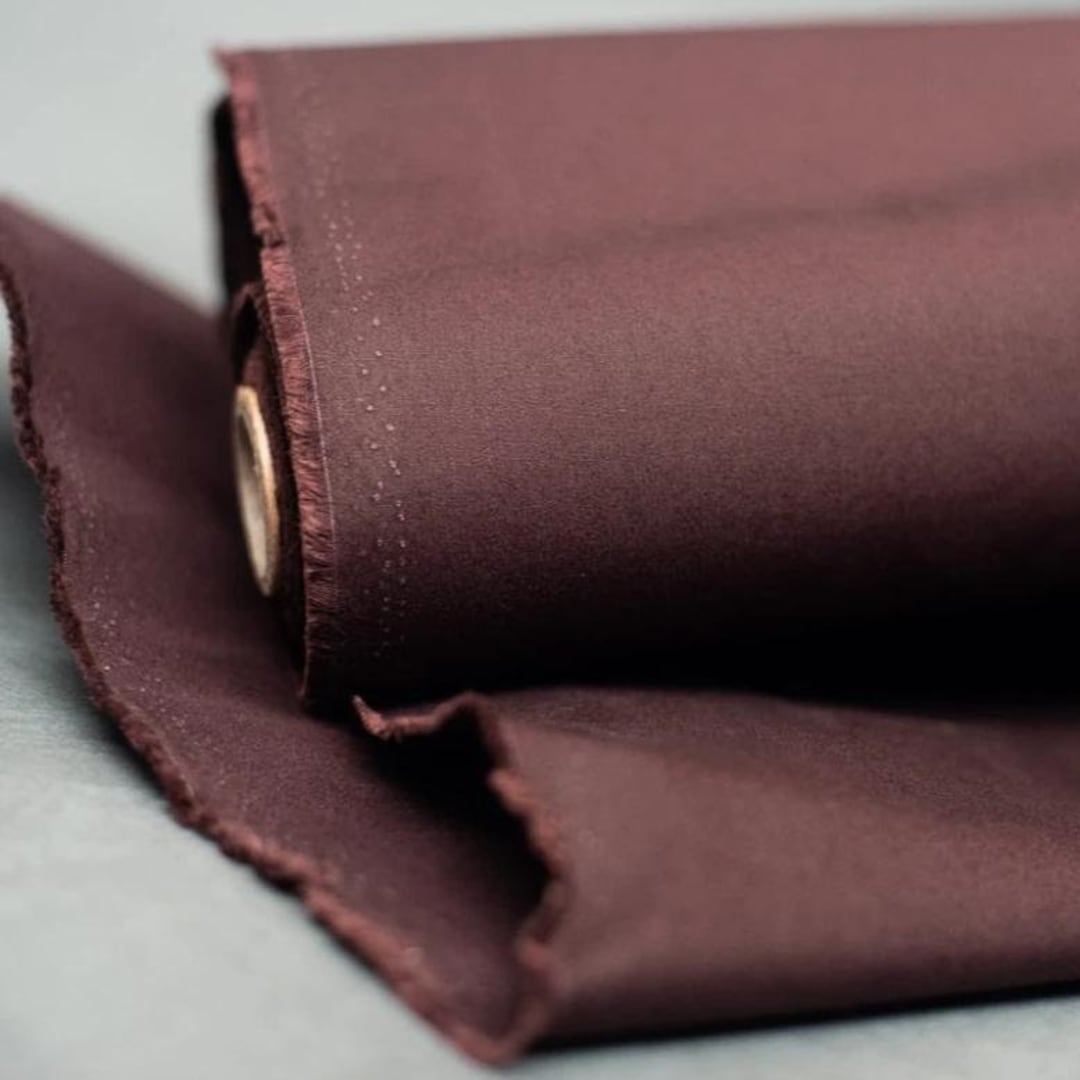 Dry Organic Cotton Oilskin / Oxblood - Etsy