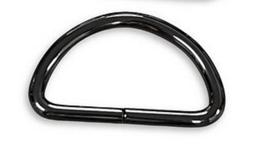 1 1/2 Inch D Rings / Gunmetal / Pair - Etsy