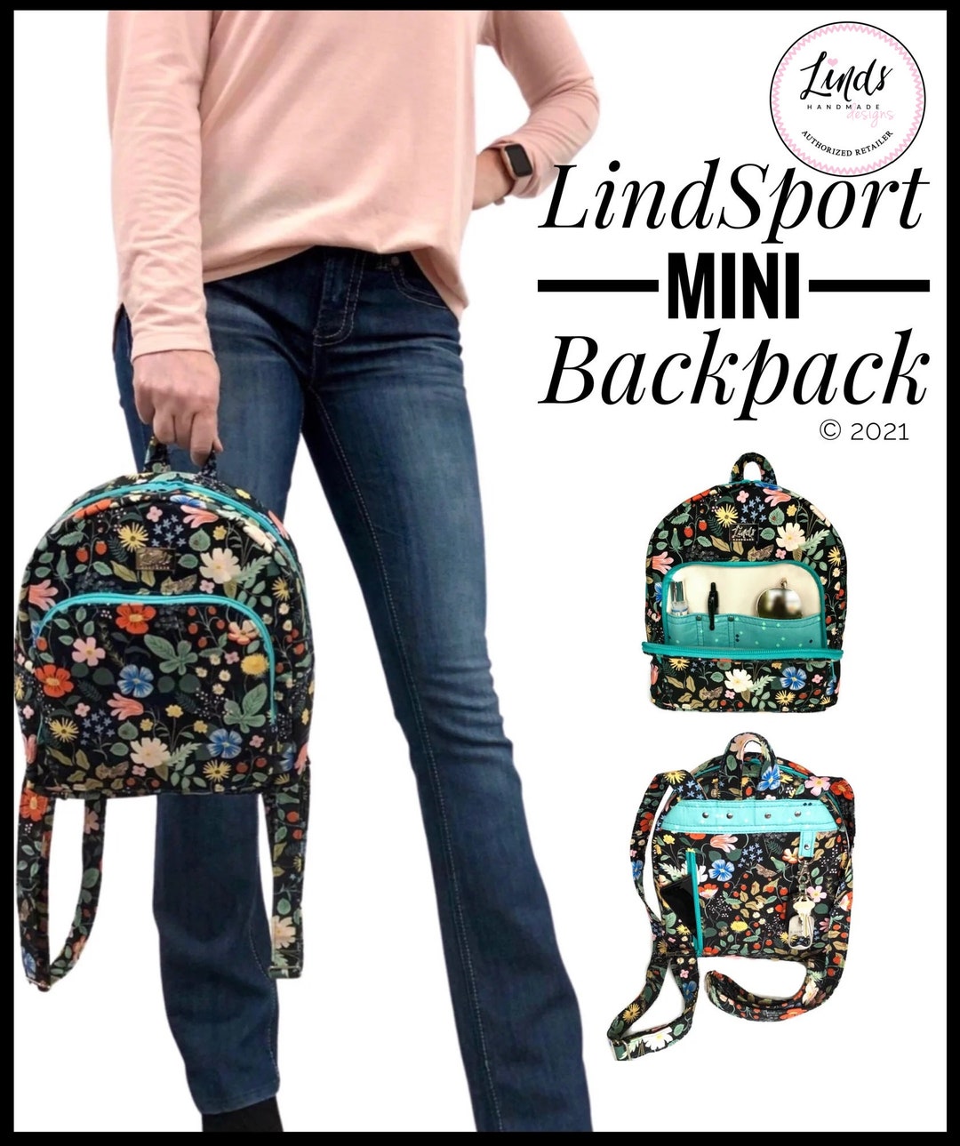 Linds Handmade / Printed Sewing Pattern / Lindsport Mini Backpack - Etsy