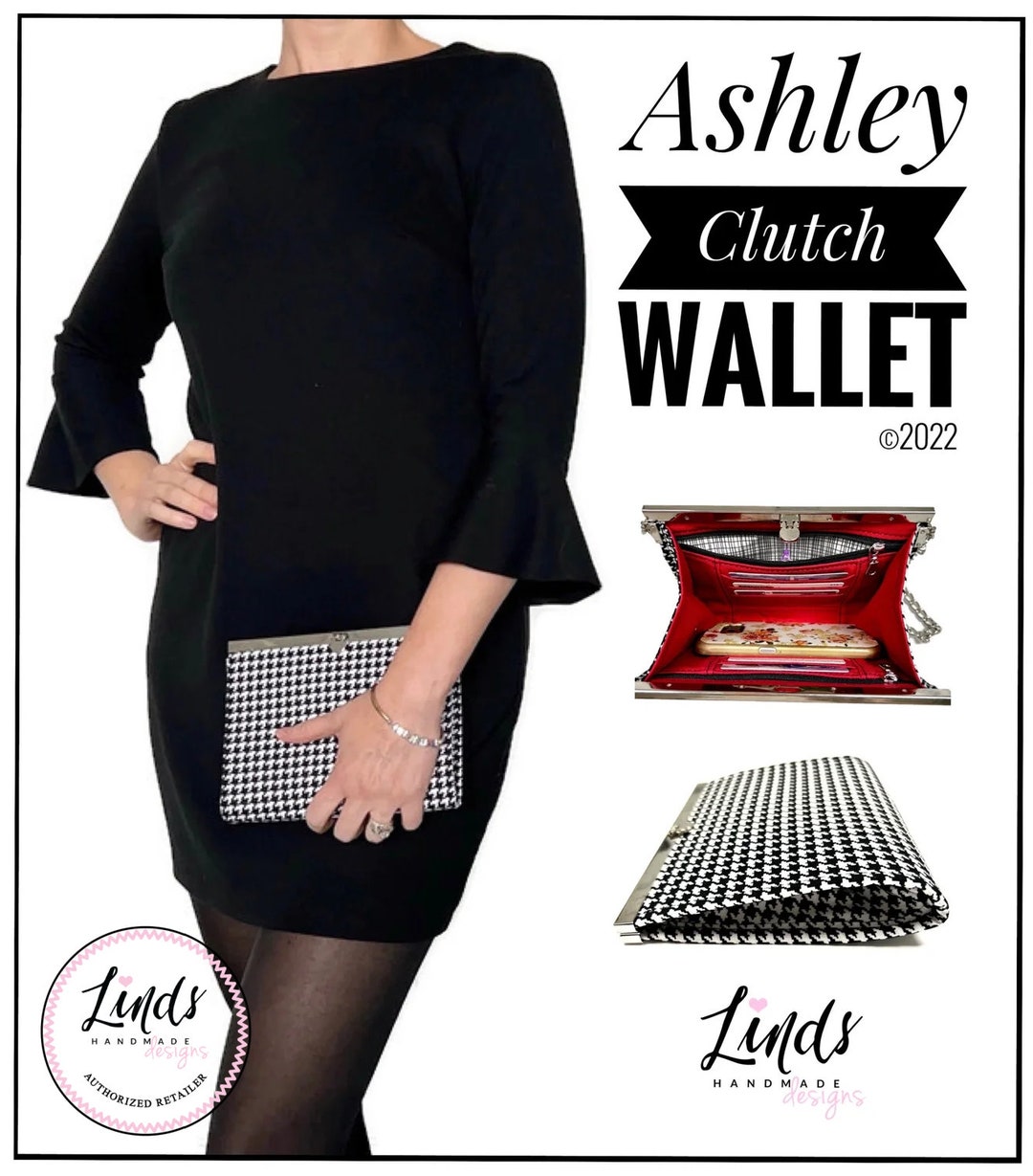Linds Handmade / Printed Sewing Pattern / Ashley Clutch Wallet - Etsy
