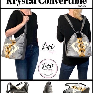Linds Handmade / Printed Sewing Pattern / Krystal Convertible - Etsy
