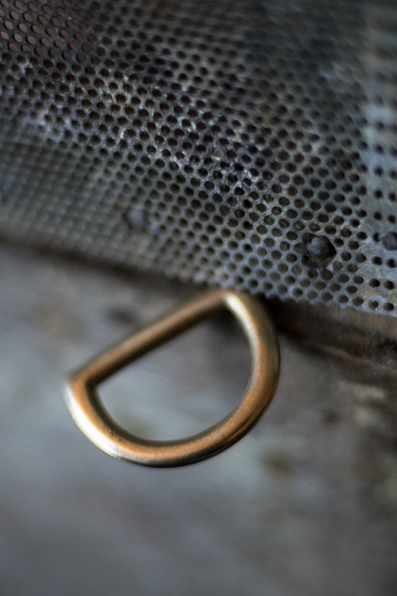 1 Inch D Rings / Brass / Pair - Etsy