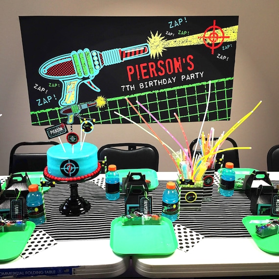 Laser Tag Birthday Party Complete Planning Package DIY Party | Etsy