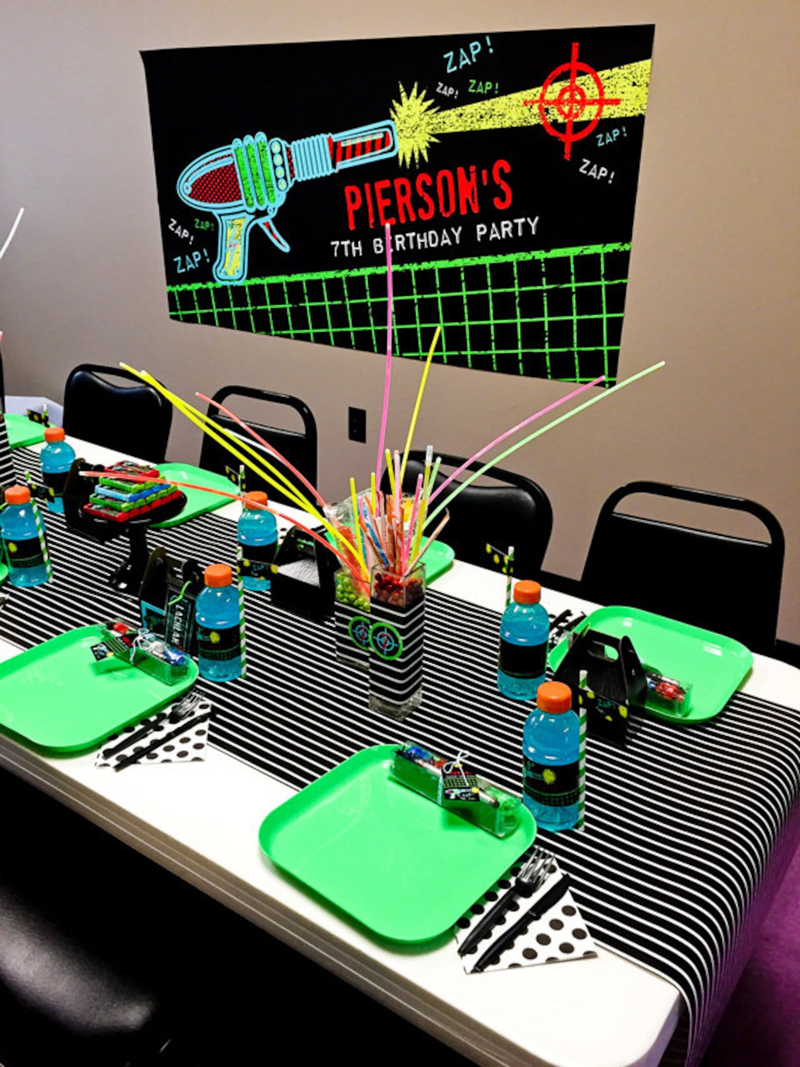 Laser Tag Birthday Party Complete Planning Package | DIY Party Favors ...