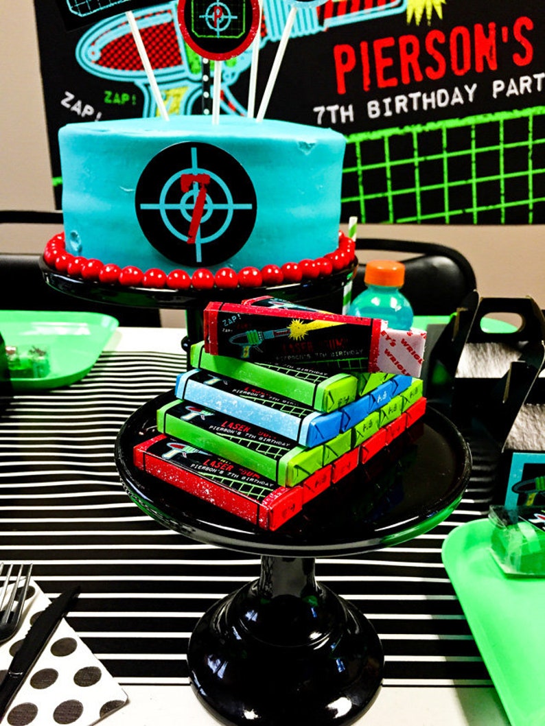 Laser Tag Birthday Party Complete Planning Package | DIY Party Favors ...