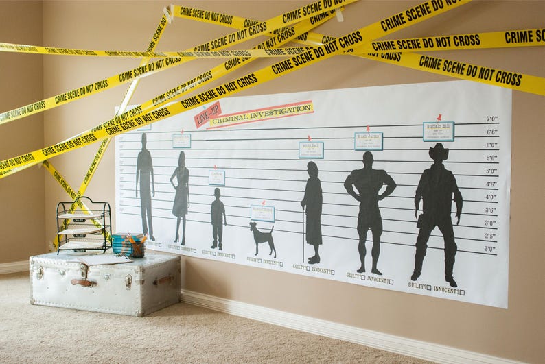 Detective Birthday Party Complete Planning Package | DIY Party Favors ...