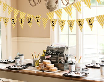 Detective Party Suspect Polaroids | Easy Birthday Party Decor | Boy ...