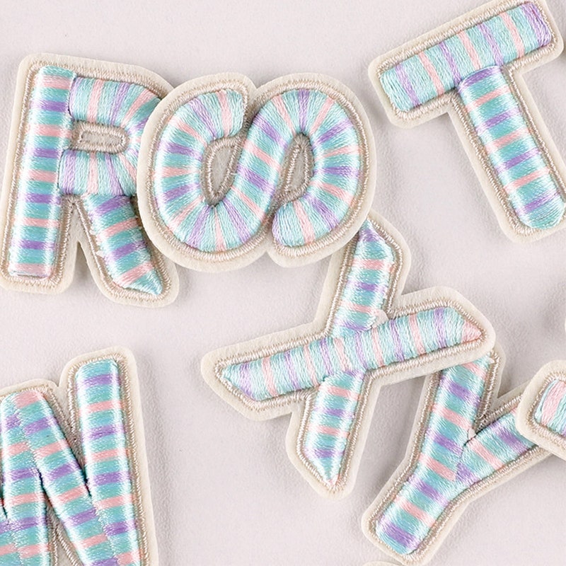 Embroidered Letter Patches - Etsy