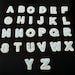 Rainbow Letter Patch 3D Self Adhesive Sticker 2.15 5.5cm Stick on ...