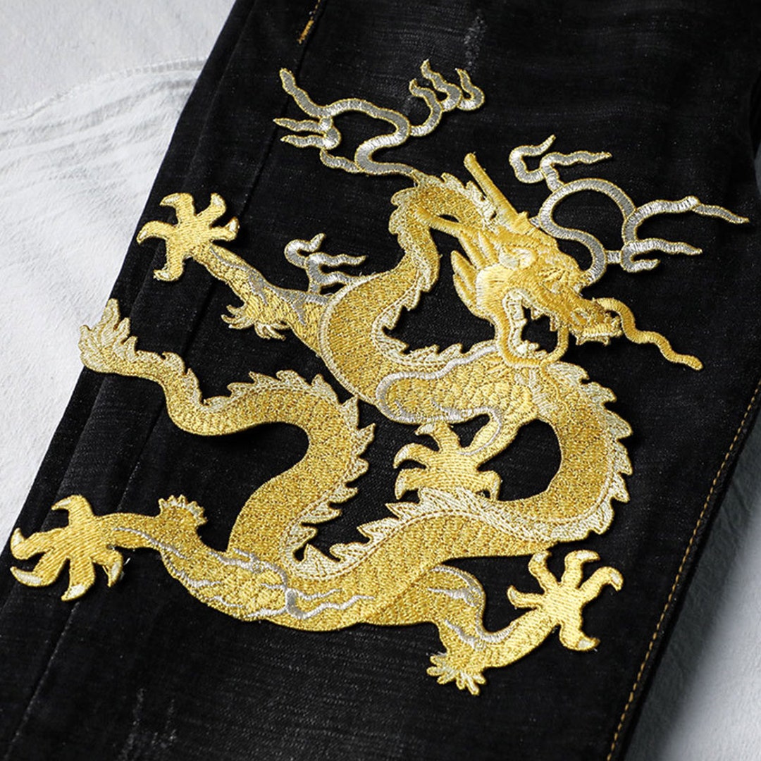 9.5" Large Chinese Dragon Patch Sew on Back Patch King Royal ...