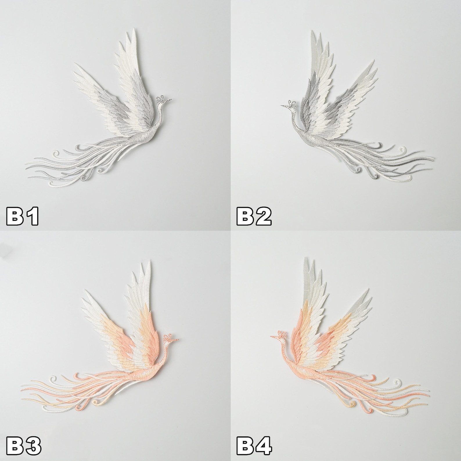 Phoenix Iron on Patch Sew Patch Japanese Bird Back Patch Embroidery ...