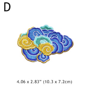 Abstract Cloud Sew on Patch Chinese Cloud Curly Cloud Swirly Cloud ...