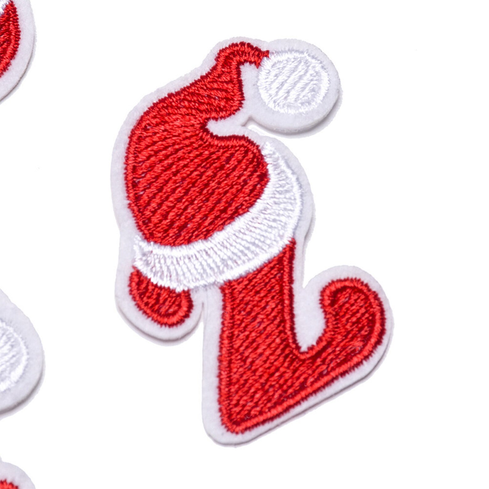 Christmas Letter Iron on Patch Sew Patch Santa Claus Xmas Hat - Etsy