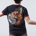 Large Phoenix Sew on Patch 15"/39cm Japanese Bird Round Back Patch ...