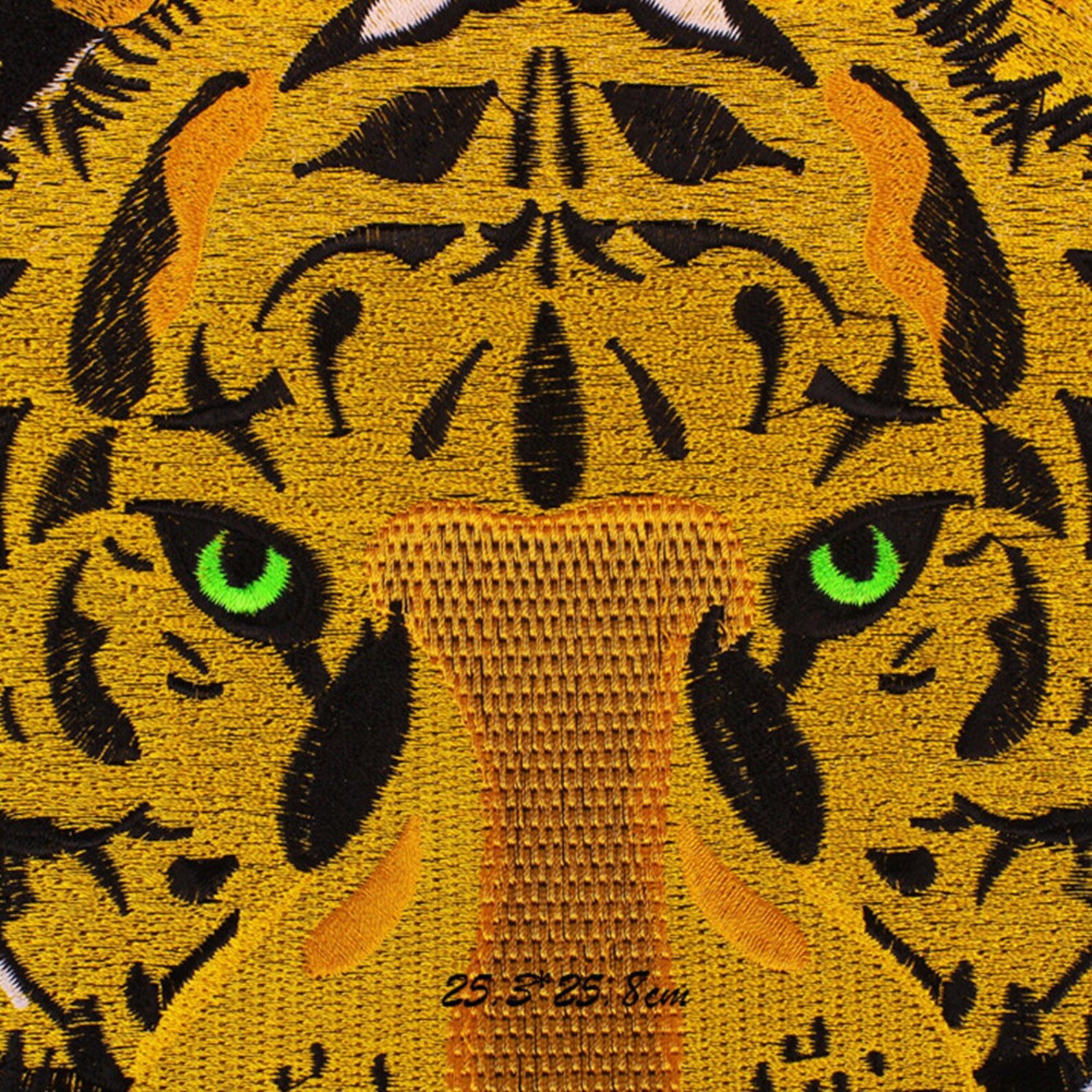Large Tiger Head Iron on Patch Sew on Patch Embroidered Embroidery ...