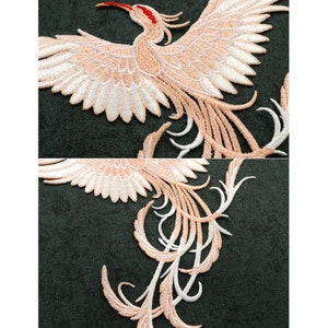 Large Phoenix Pair Sew on Patch 8.5"/22cm Japanese Bird Back Patch ...